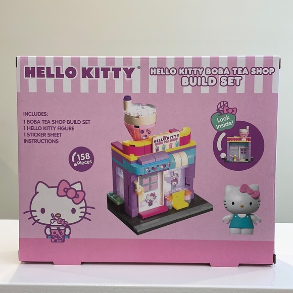 Hello Kitty | Toys | New Hello Kitty Boba Tea Shop Build Set | Poshmark